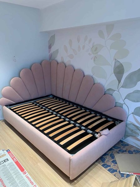 Pat Tapitat Copii Shell Colt somiera fixa sau metalica cu amortizoare ...