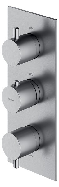 Omnires Y baterie cadă-duș ascuns cu termostat || Y1238-KRONI | FAVI.ro