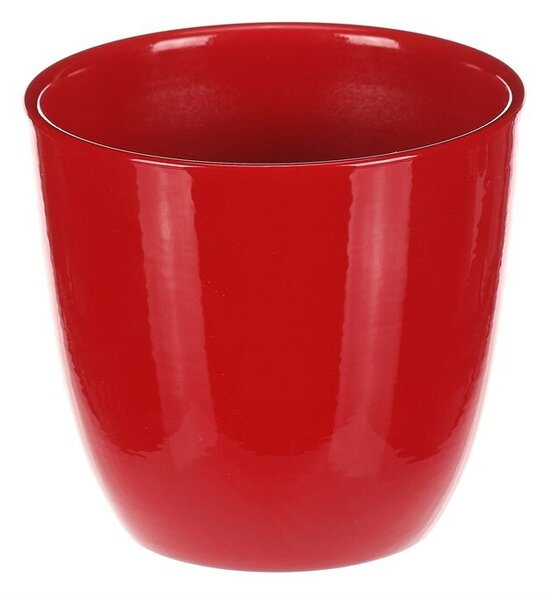 Vase de flori din ceramică Teracotă, diametru 10cm, roșu | FAVI.ro