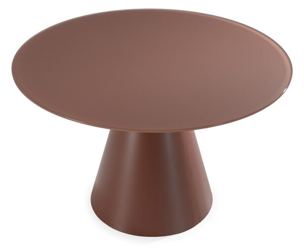 Masă de dining rotundă cu blat din sticlă ø 120 cm Vida – MOME | FAVI.ro