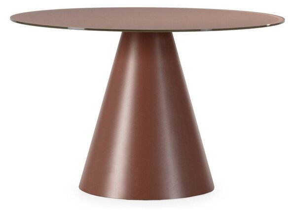 Masă de dining rotundă cu blat din sticlă ø 120 cm Vida – MOME | FAVI.ro