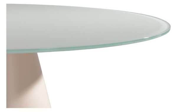 Masă de dining rotundă cu blat din sticlă ø 120 cm Vida – MOME | FAVI.ro