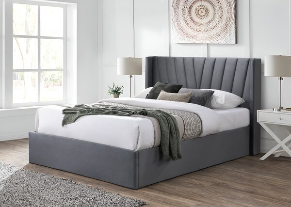 Pat tapitat Prestige 2, 160x200, cu somiera metalica rabatabila si ...