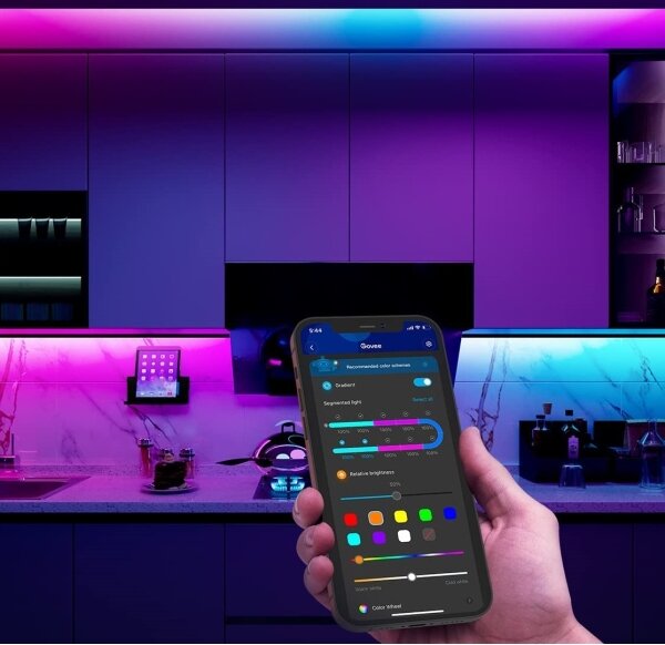 Bandă LED Govee M1 PRO PREMIUM Smart RGBICW+ LED 2m Wi-Fi Matter | FAVI.ro