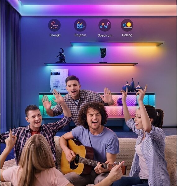 Bandă LED Govee M1 PRO PREMIUM Smart RGBICW+ LED 2m Wi-Fi Matter | FAVI.ro