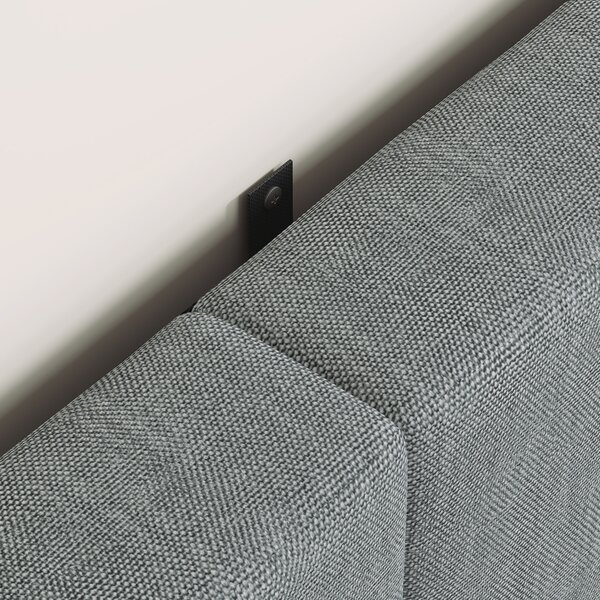 HOMCOM Tăblie reglabilă în 3 trepte tăblie tapițată cu picioare ...