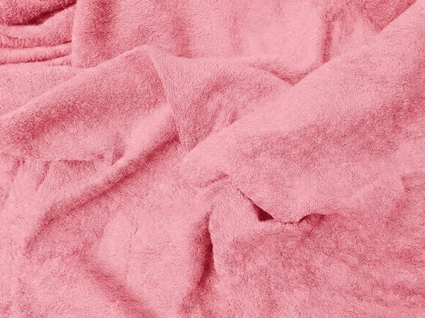 Cearsaf Frotir cu elastic EXCLUSIVE 90x200 cm roz | FAVI.ro