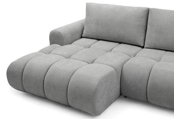 Colțar Lutario L II cu funcție de dormit, stânga - țesătură ...