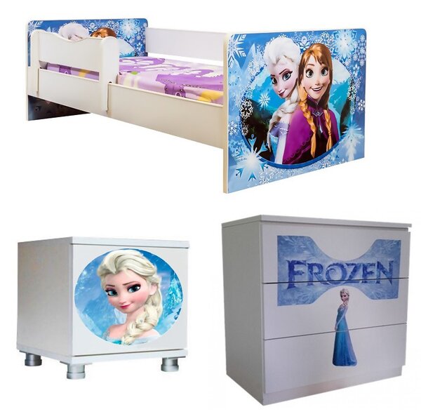 Promo pat junior Frozen mobilier 2-8 ani | FAVI.ro