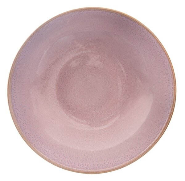 Farfurie roz adâncă din ceramică ø 20,5 cm Glaze – Orion | FAVI.ro