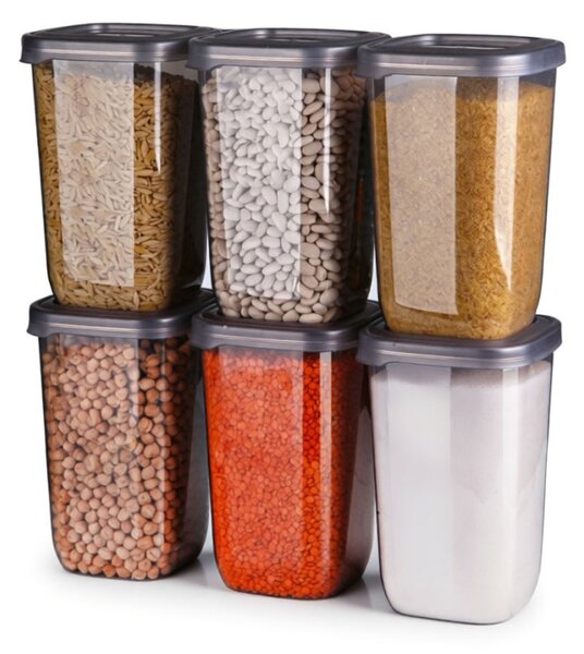 Set de 6 cutii pentru depozitarea alimentelor | FAVI.ro