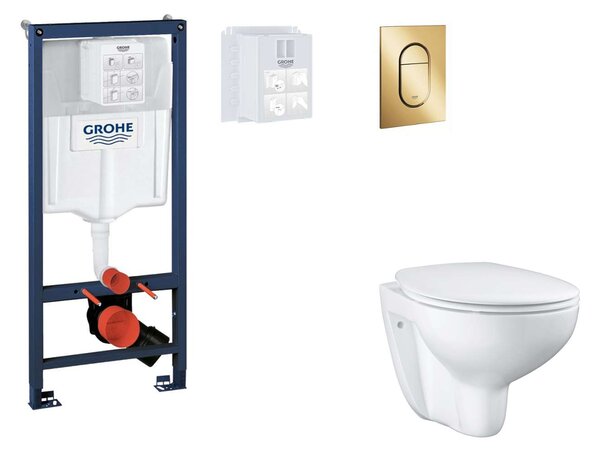 Grohe Rapid SL - Set pentru montare încastrată, toaletă, capac ...
