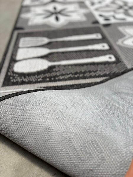 Traversa Hol Bucatarie 19691 80, Flex Antiderapant, Gri 67 x 200 | FAVI.ro