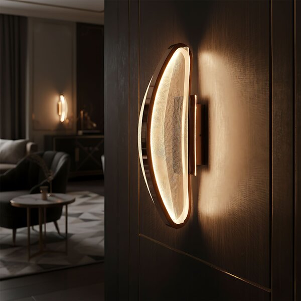 Lampa de perete LED G125-W Rose Gold | FAVI.ro