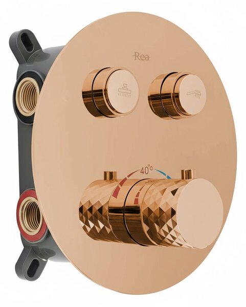 Set de dus incastrat Rea Lungo Diamond Copper + BOX | FAVI.ro