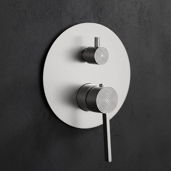 Set de dus incastrat Rea Foster Brush Nickel + BOX | FAVI.ro