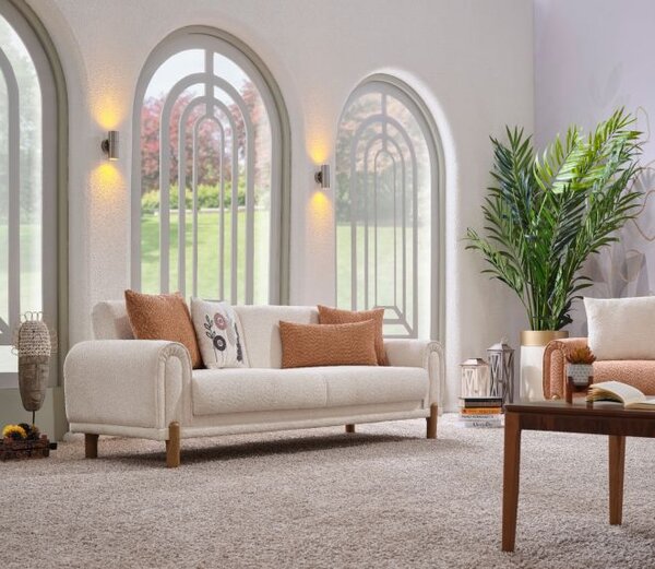 Canapea extensibila cu 3 locuri si lada depozitare Soho | FAVI.ro