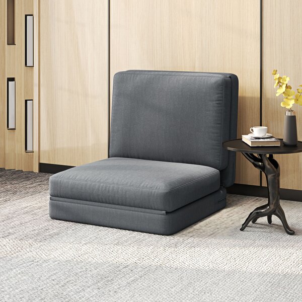 HOMCOM Fotoliu de Podea Pliabil cu Pernă, Canapea Pliabilă cu Pernă ...