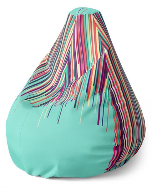 Sac de șezut Pear vopsea care se scurge, colorat | FAVI.ro