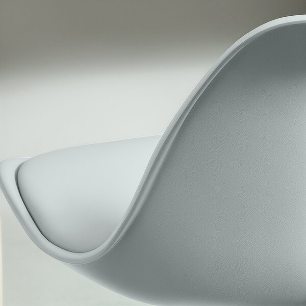 HOMCOM Set de 2 scaune de bar, Scaune de bar, Scaune rotative cu spătar ...