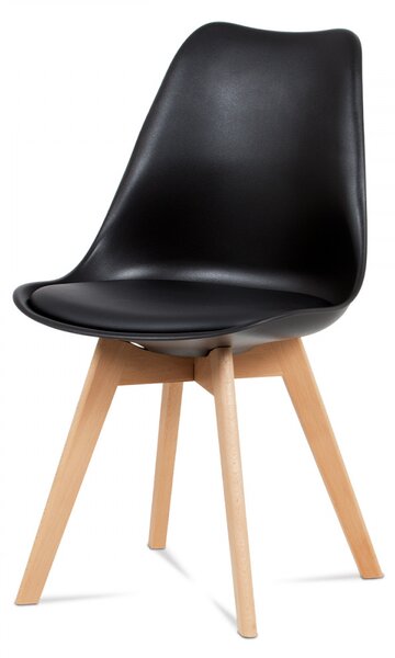 Scaun modern Monza scandinav Multicolor din piele textilă Perna ...