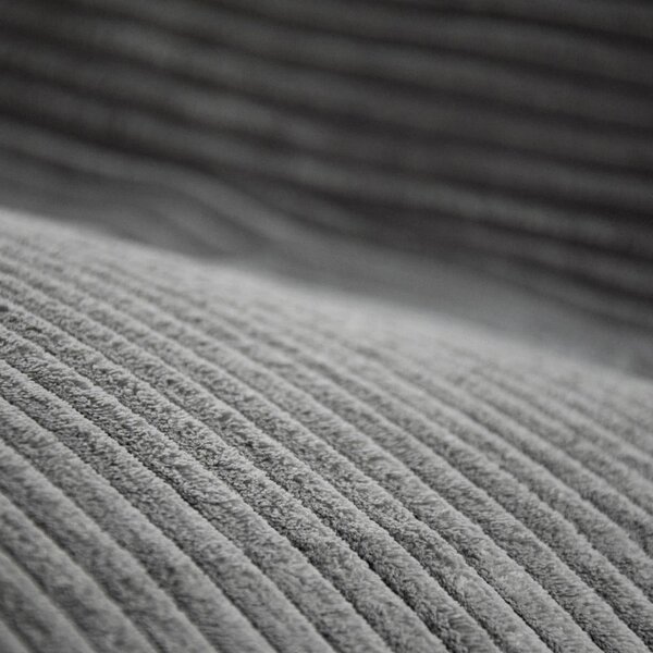 Fotoliu bean bag maro cu tapițerie din catifea reiată Sofa Tube 190 ...