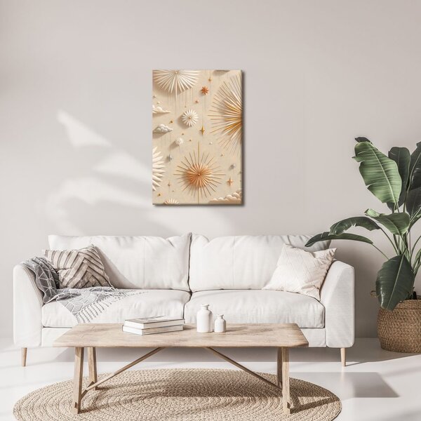 Tablou soare și stele printre nori | FAVI.ro