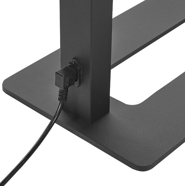 Lampadar LED ORION Cu senzor de mișcare Metal Negru | FAVI.ro