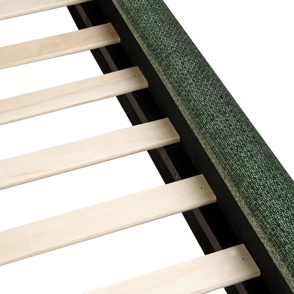 Pat cu apă BAJONNA 160 x 200 cm Verde închis | FAVI.ro